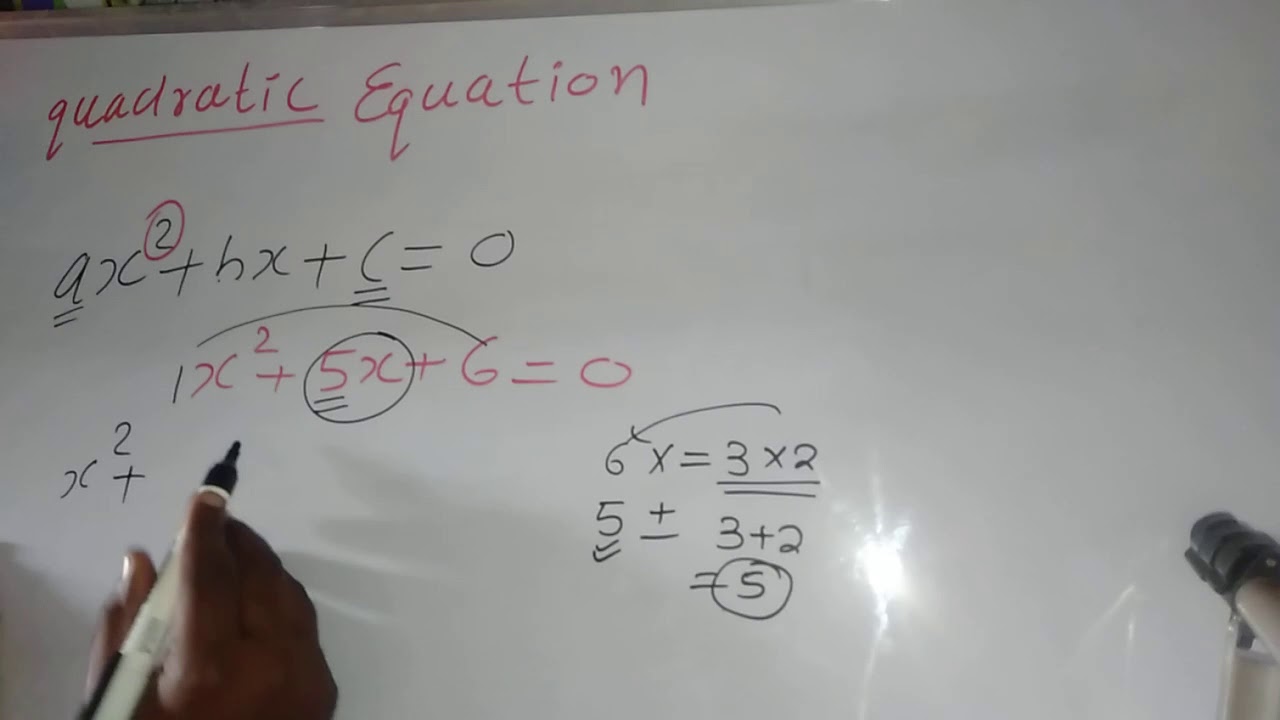 Ch 4 quadratic equation #1 - YouTube