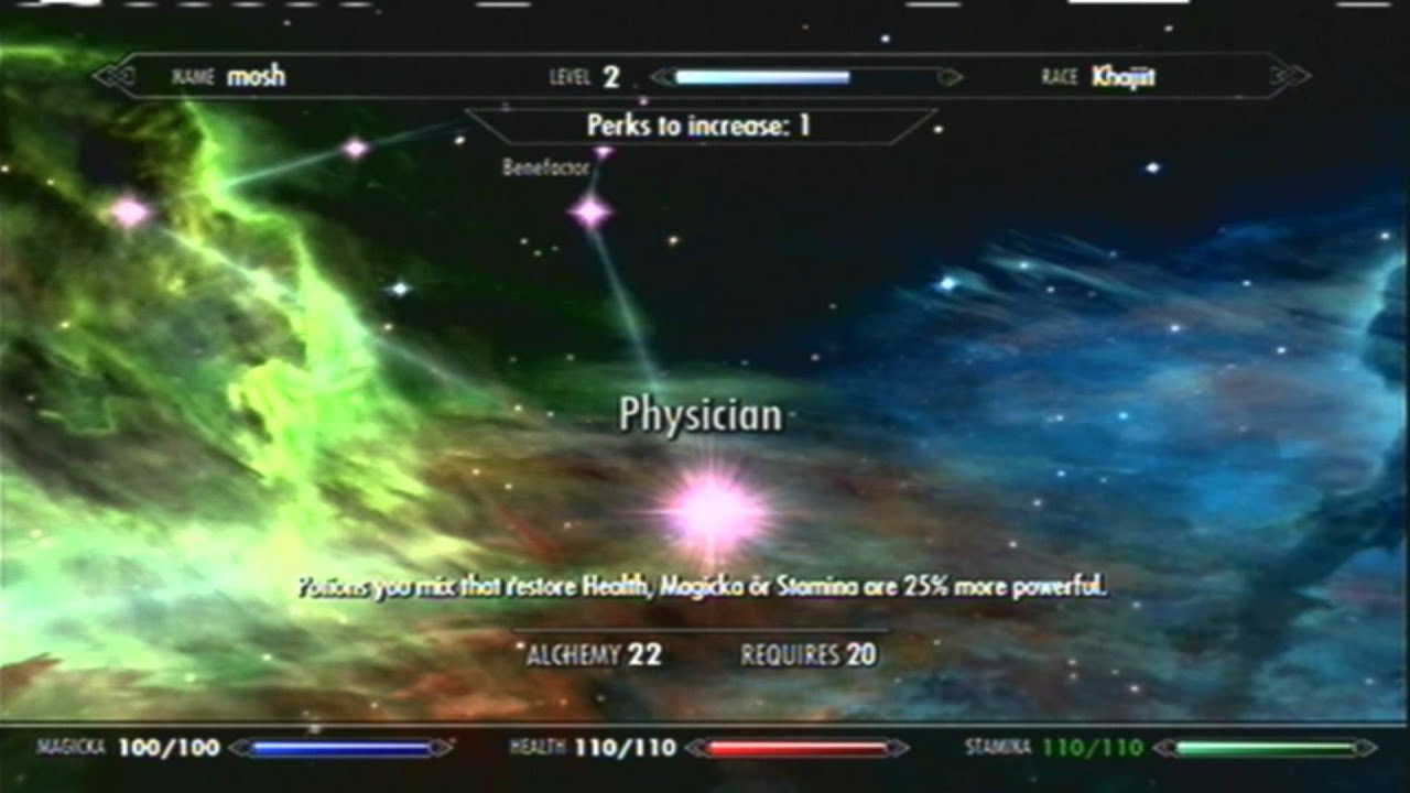 Skyrim - Introduction To The Leveling Tree - YouTube