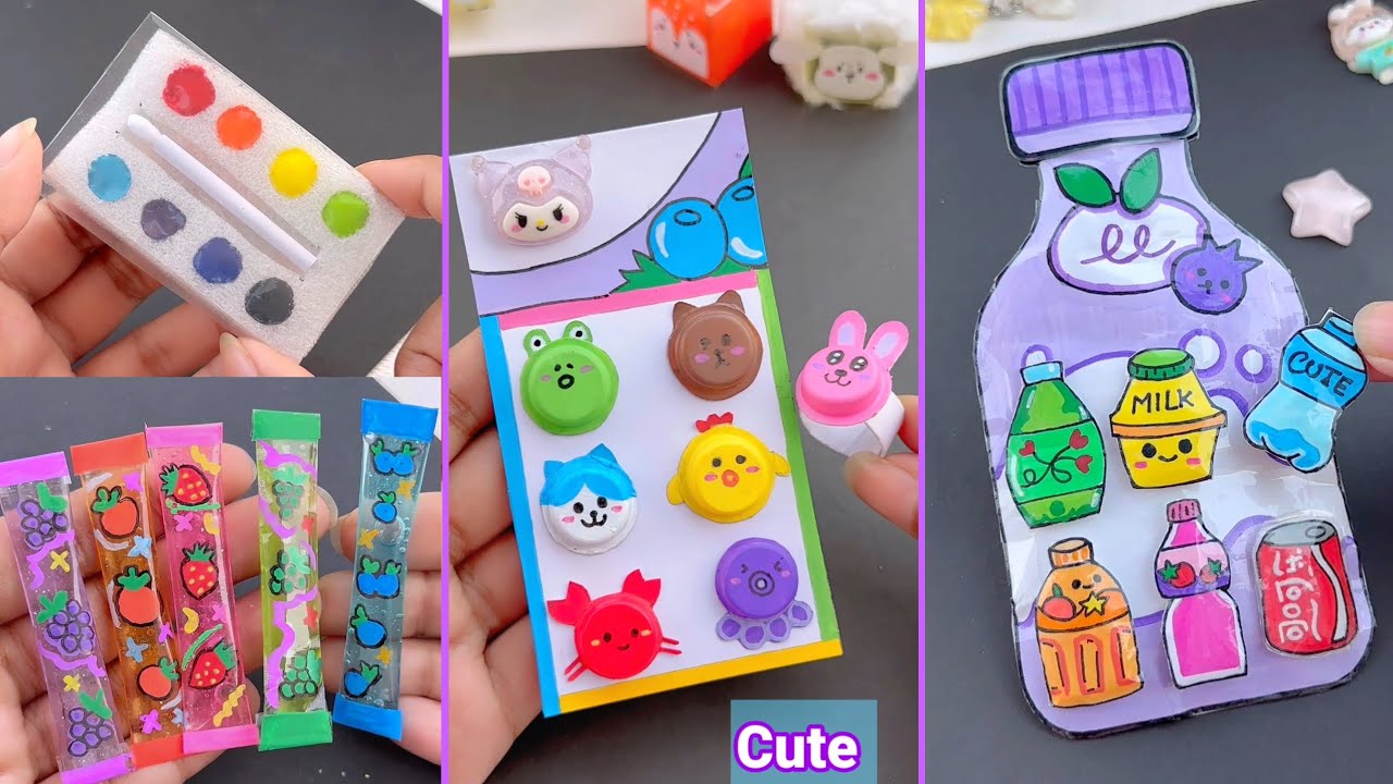 paper craft / Easy Craft Ideas / how to make / miniature craft / school ...