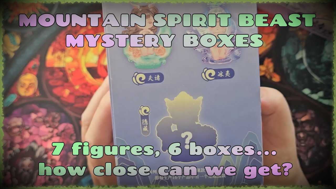 Unboxing the MOUNTAIN SPIRIT BEAST Set! Mythical Blind Box Figures ...