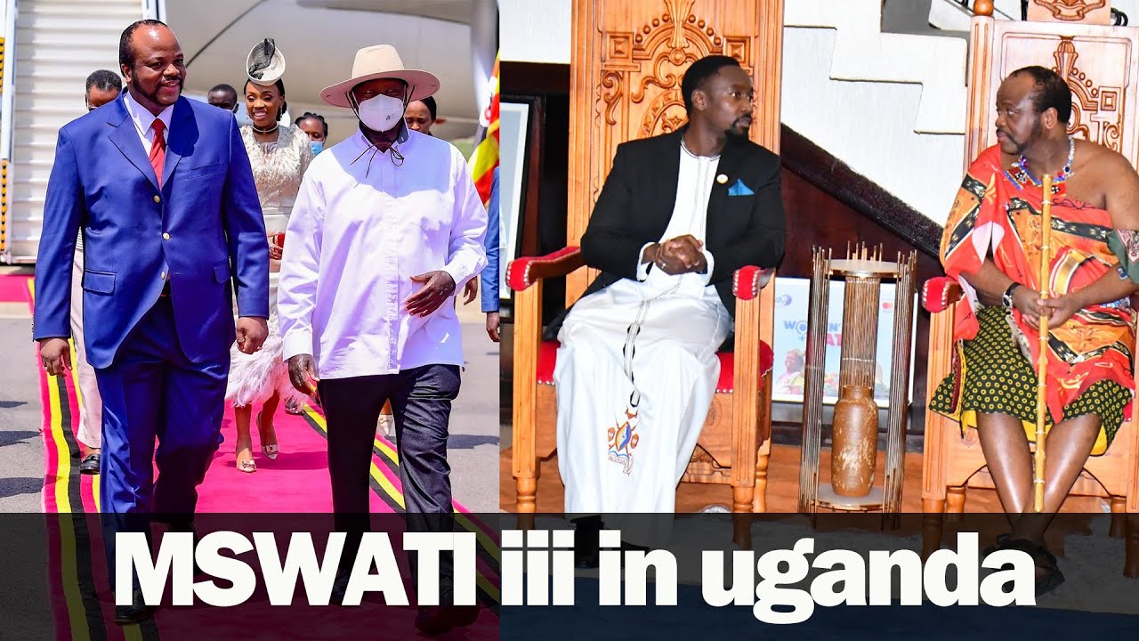 Eswatini King Mswati III Visits Kyabazinga, Tours Busoga - YouTube