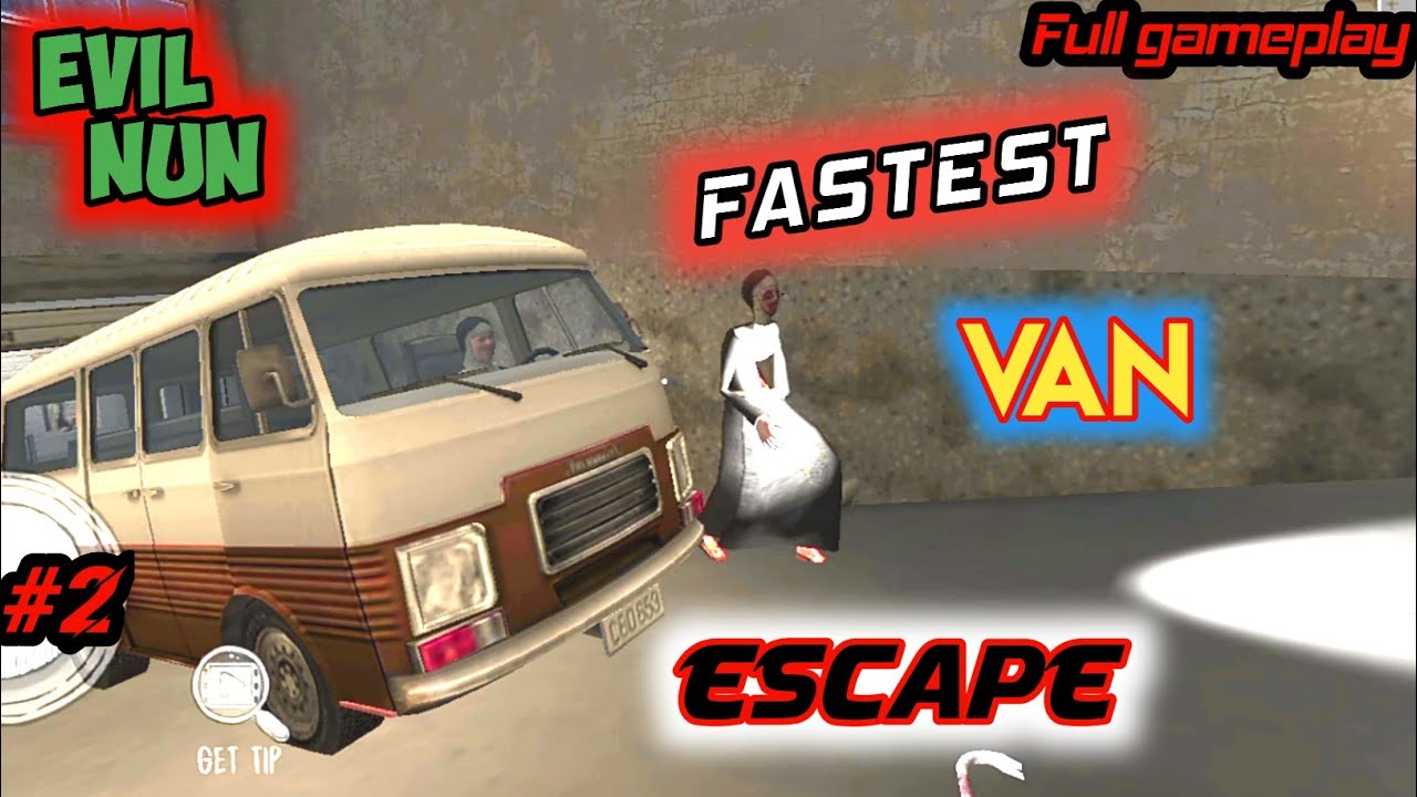 Fastest Evil Nun Van Escape | Evil Nun Van Escape | (EVIL NUN) [Van ...