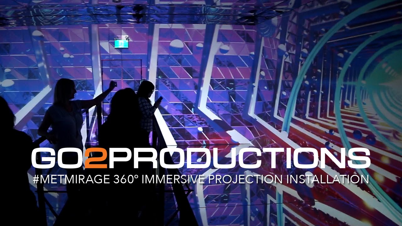360º Immersive Projection Mapping Experience #MetMIRAGE - YouTube