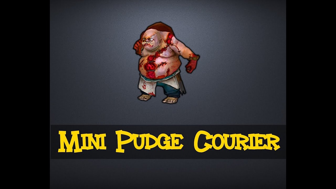 Dota 2 Courier: Mini Pudge - YouTube