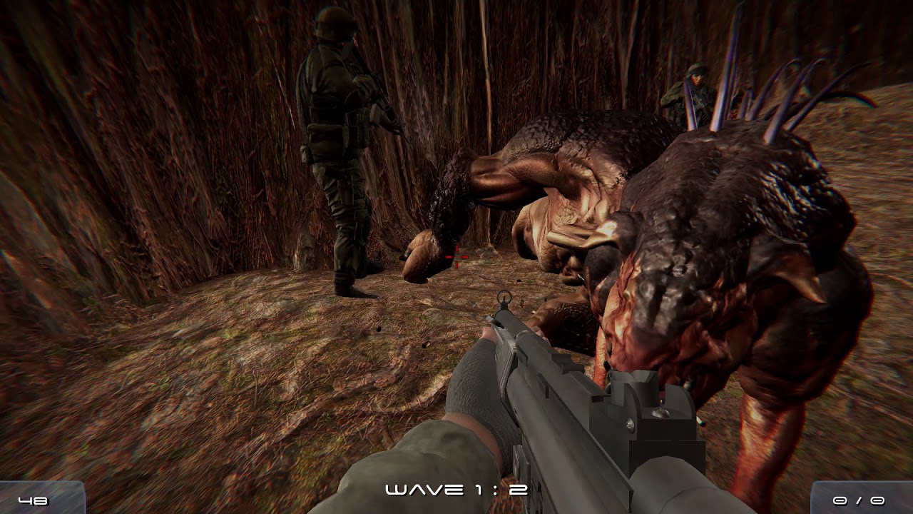 Soldier vs evil monsters Солдаты против монстров Falcoware - YouTube