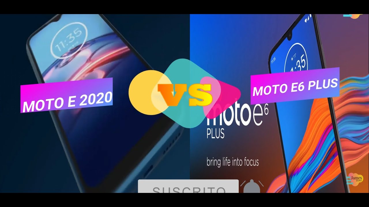 MOTO E 2020 (E7) VS MOTO E6 PLUS - YouTube
