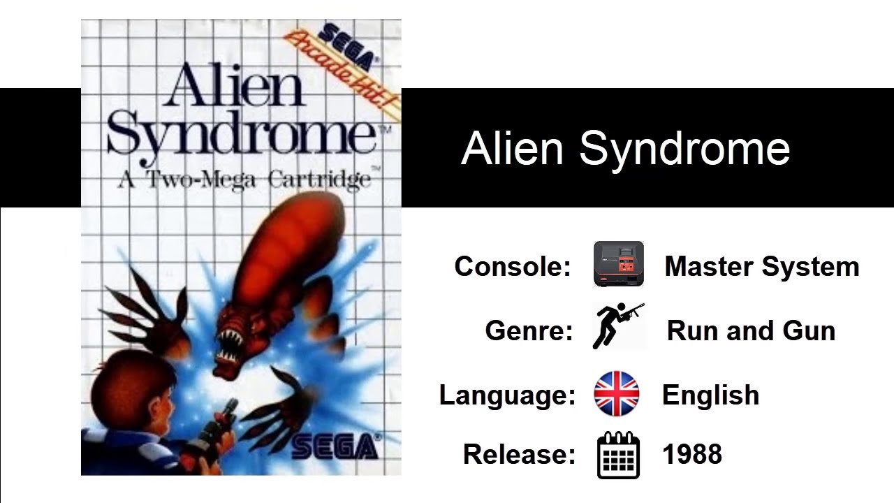 Alien Syndrome (1988) - Master System - YouTube