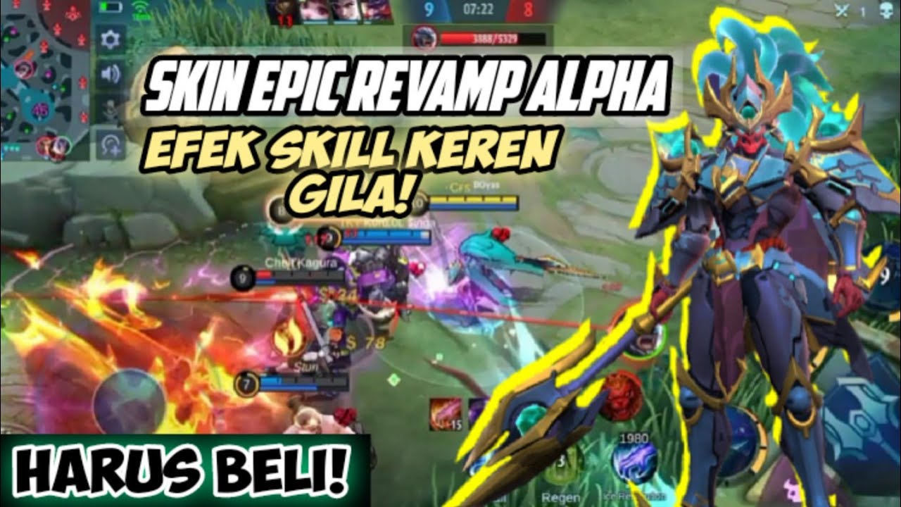 Skin Epic Alpha Revamp Terbaru | Mobile Legends - YouTube