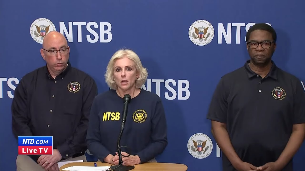LIVE: NTSB Officials Hold a News Conference on Bridge Collapse - YouTube