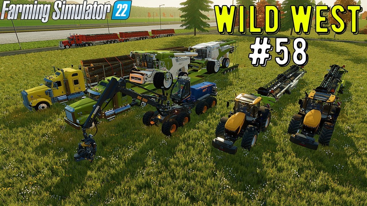 farming Simulator 22 fs22 timelapse Ep #58 Wild West Map fs22 Mods ...