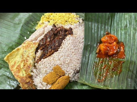 How To Make Pothi Choru/Nostalgic Kerala Meal / Banana Leaf Meals ...
