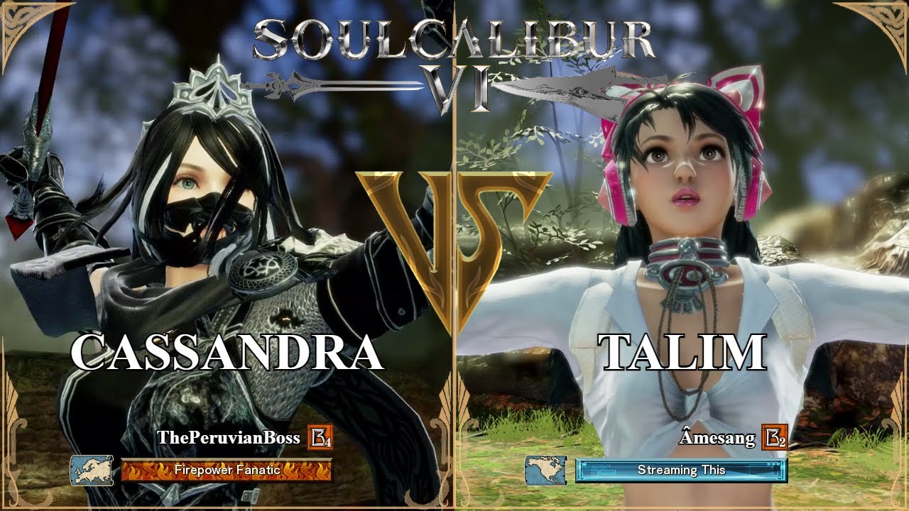 SoulCalibur VI — ThePeruvianBoss (Cassandra) VS Amesang (Talim) | Xbox ...