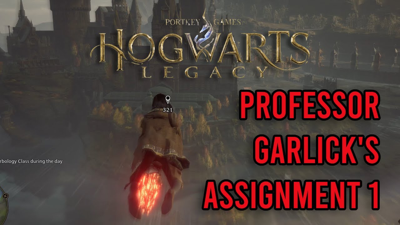 Hogwarts Legacy [4K] PROFESSOR GARLICK'S ASSIGNMENT 1 | XBOX SERIES X/S ...