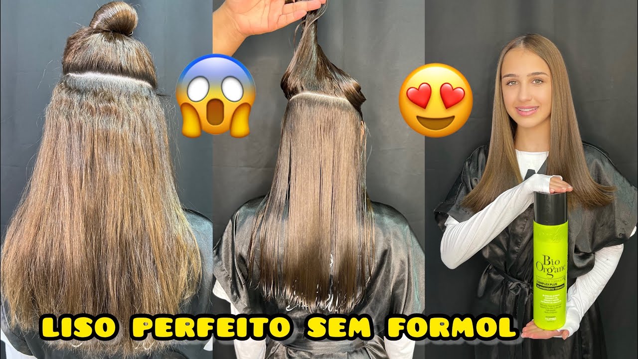 LISO PERFEITO SEM FORMOL EM CABELO GROSSO + RESENHA PROGRESSIVA BIO ...