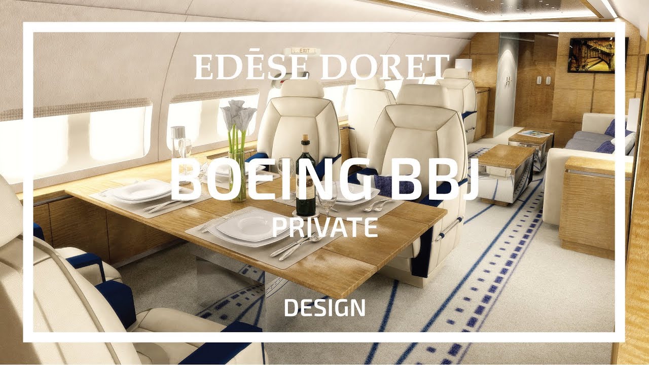 Private Boeing BBJ designed by Edése Doret - YouTube