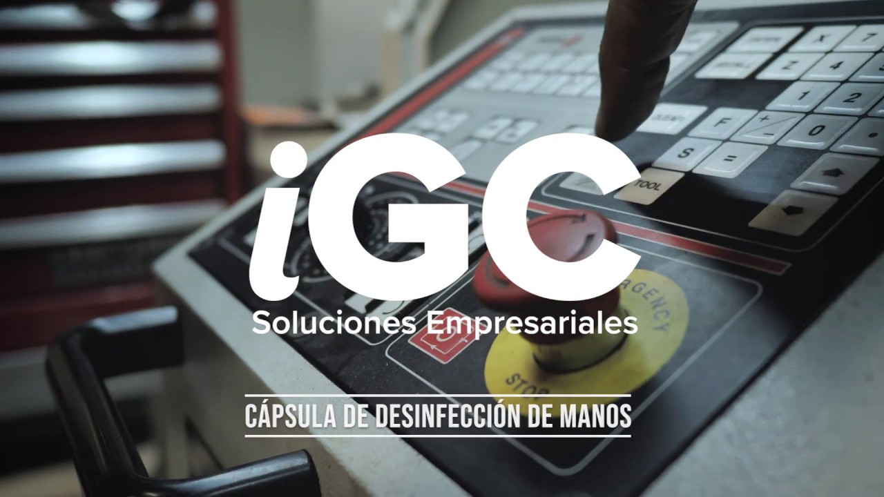 IGC Cápsula Desinfección Manos - YouTube