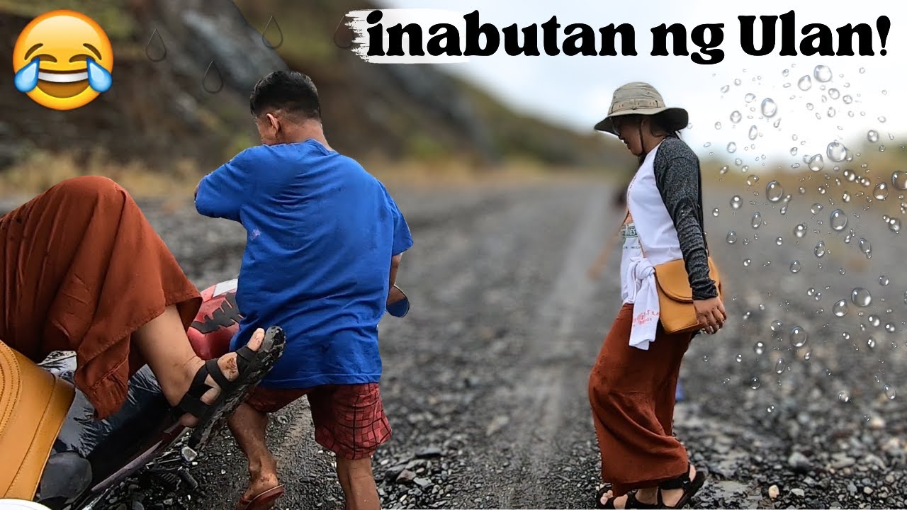 Nasemplang kami hahahaahah! inabutan ng Malakas na Ulan | ROMALYN VLOGS - YouTube