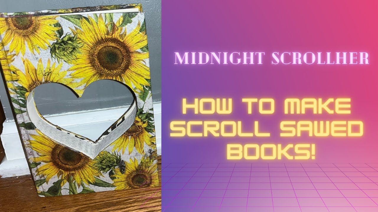How to Cut books on a Scroll Saw - YouTube