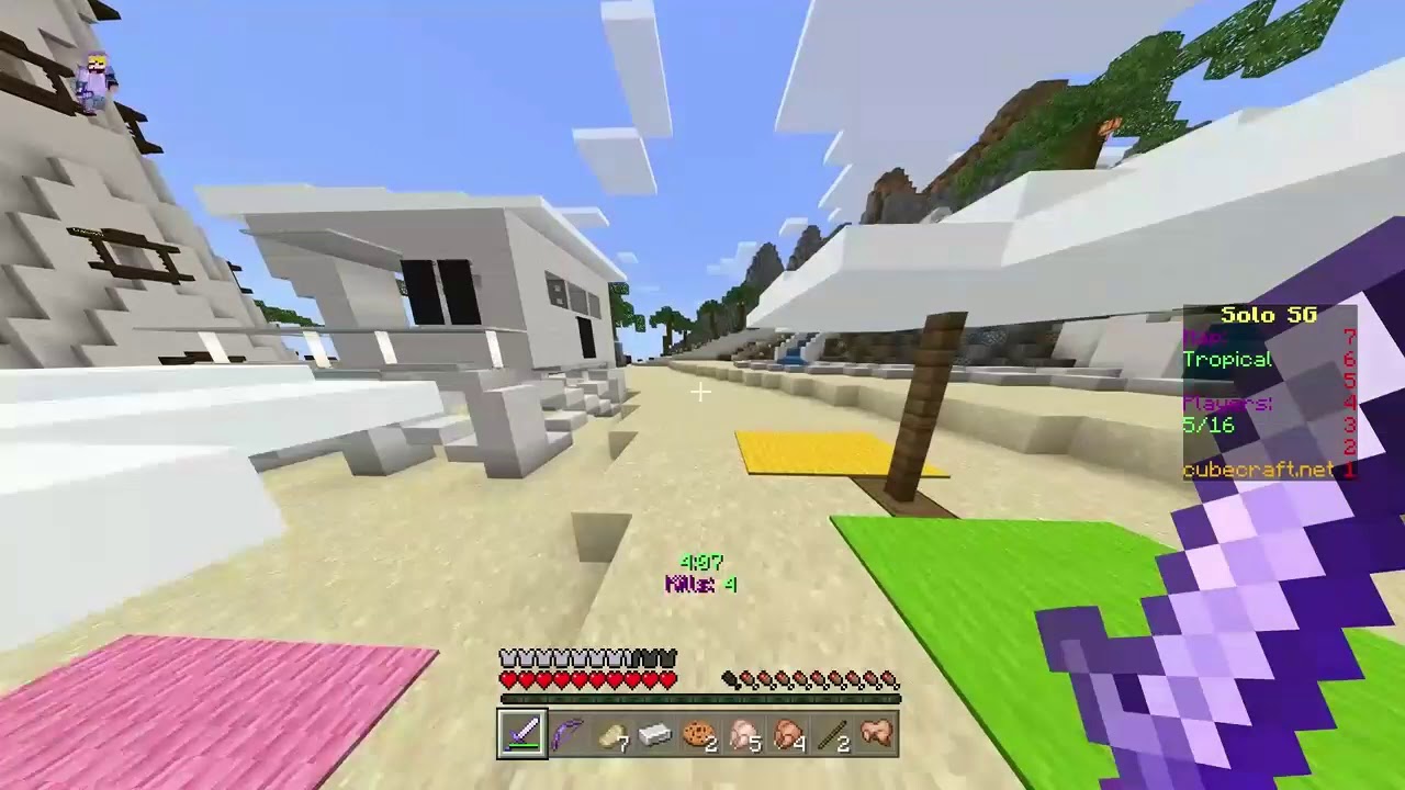 Minecraft bedrock cube craft survival games: easy win #2 - YouTube