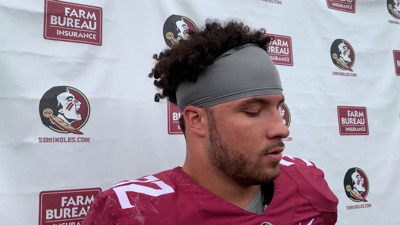 FSU TE Gabe Nabers on needing to play better after poor performance at ...