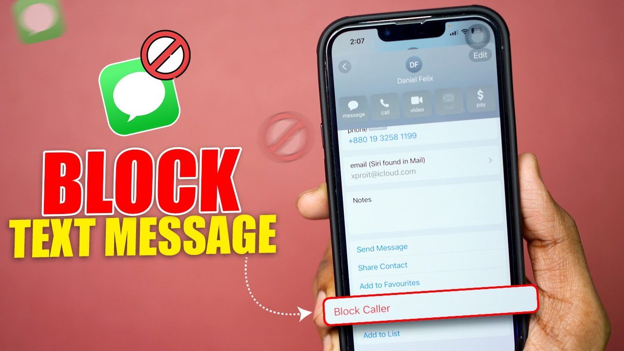 How to Block a Text Message on iPhone | Stop Unwanted Messages Easily ...
