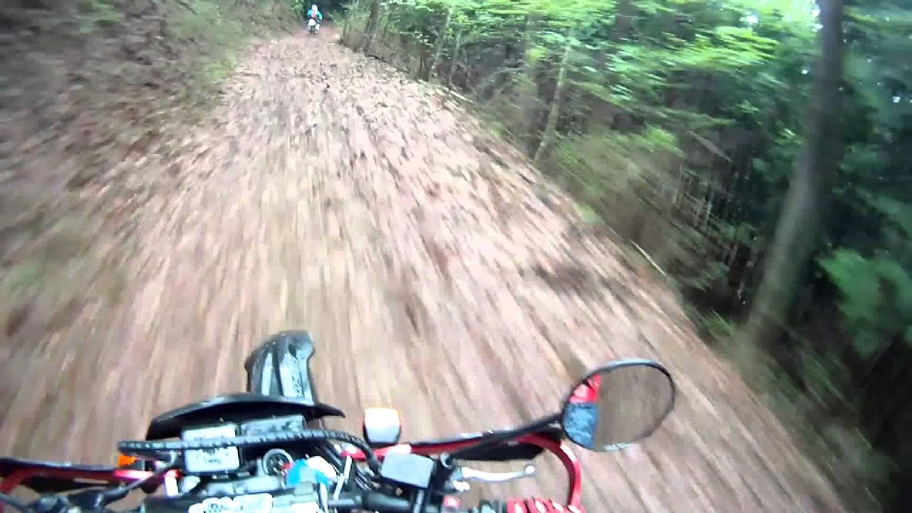 XR250 MD30 無限マフラー走行サウンド gopro - YouTube