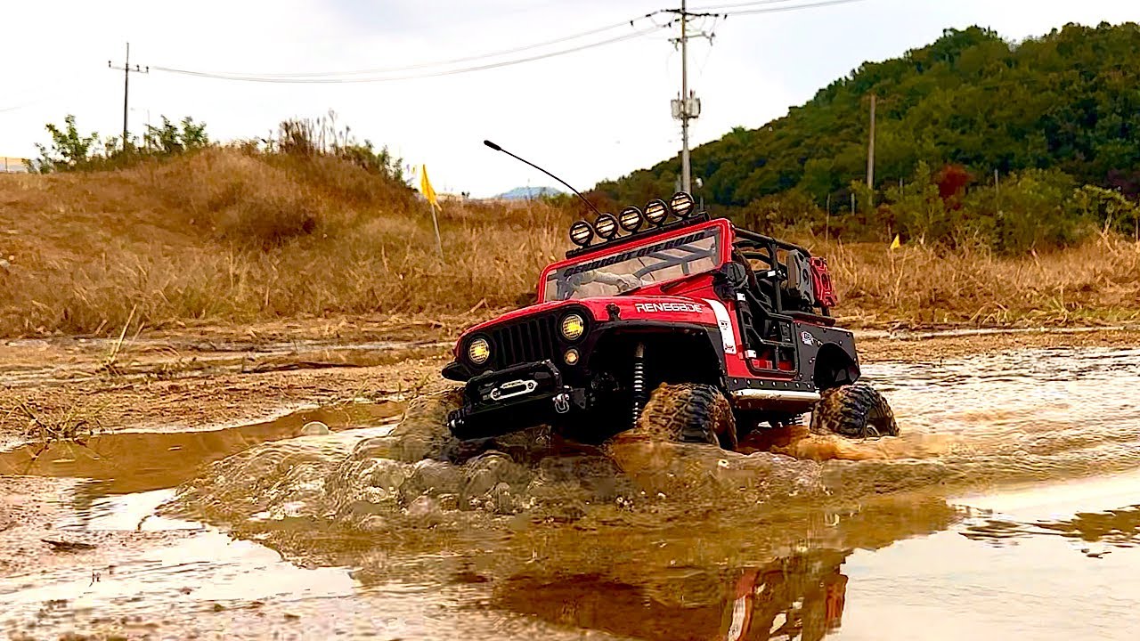 RC Axial scx-iii Jeep CJ7 offroad adventure / Axial scx10-iii CJ7 - YouTube