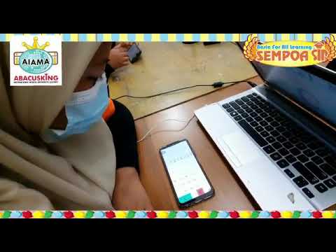 AIAMA Abacus King (anak sempoa mengikuti lomba online internasional)
