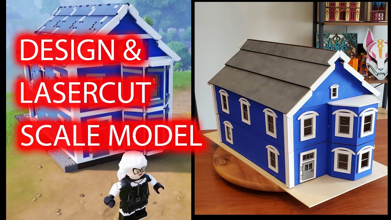Full Tutorial: Designing and Making the Painted Lady Scale Model - YouTube