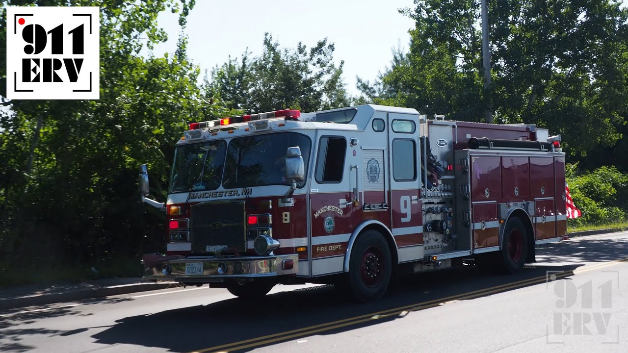 Manchester Fire Truck Responding | Engine 9 - YouTube