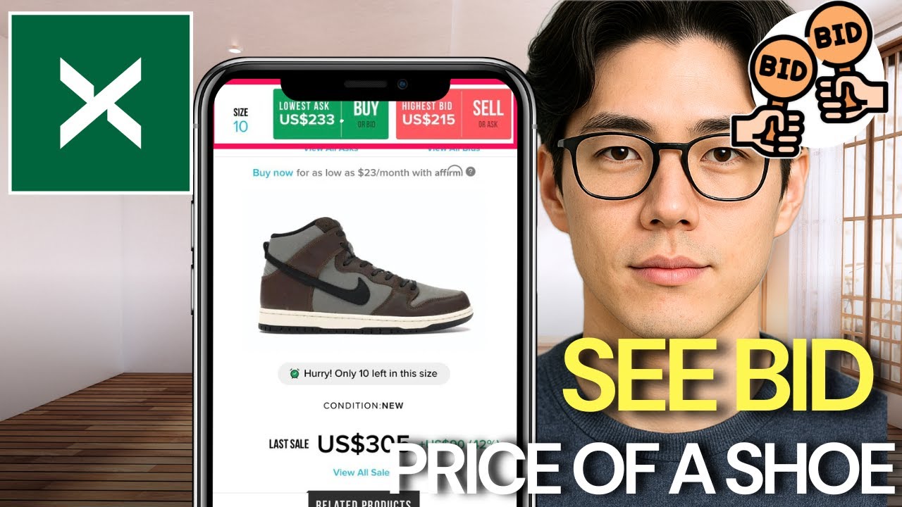 How To See Bid Price Of A Shoe in StockX - Step By Step - YouTube