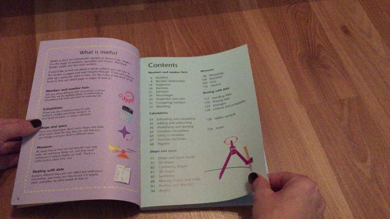 Usborne Junior Illustrated Maths Dictionary - YouTube