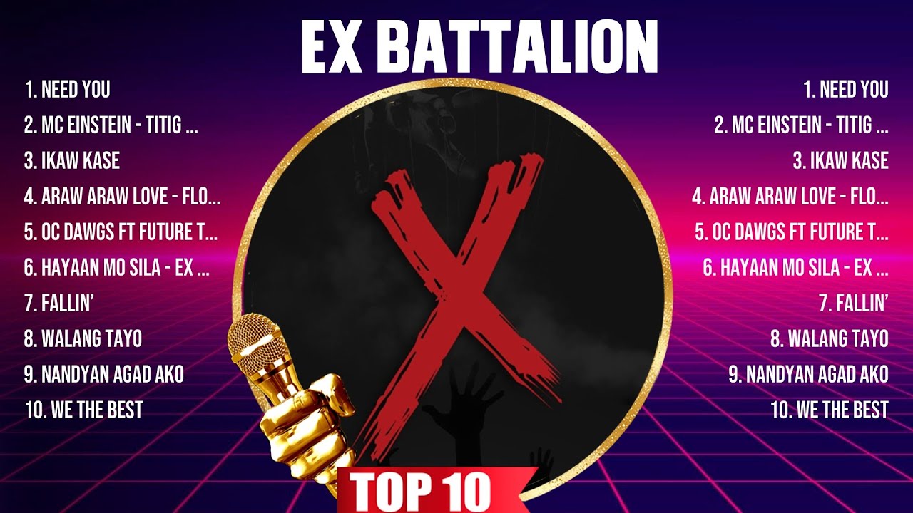 Ex Battalion Greatest Hits 2024 - Pop Music Mix - Top 10 Hits Of All ...