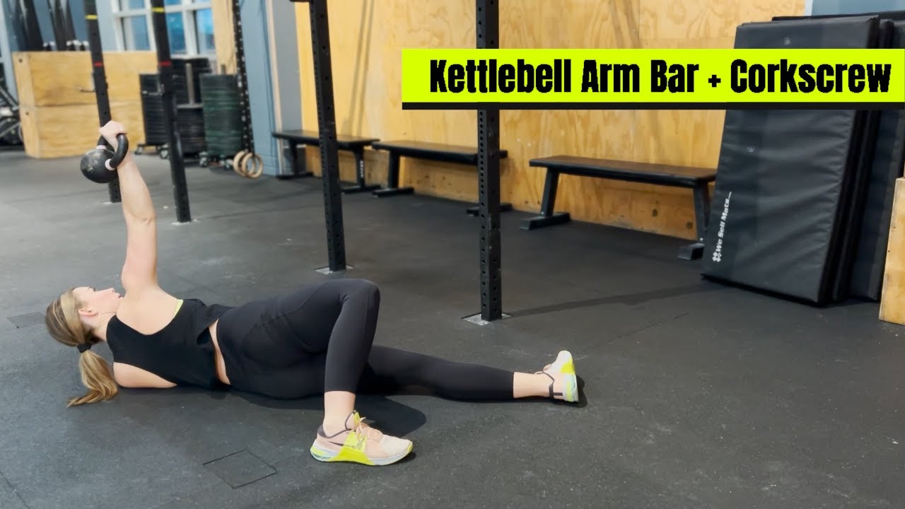 Kettlebell Arm Bar + Corkscrew Progression - YouTube