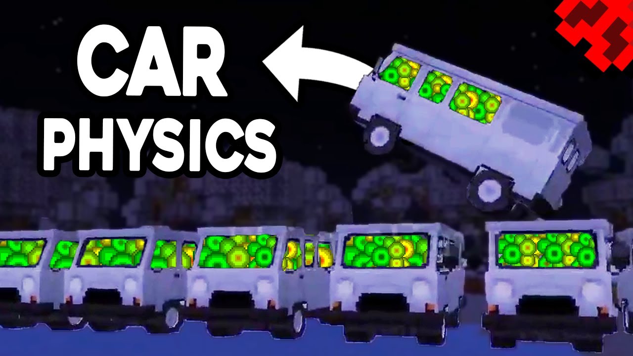 This Minecraft Mod adds in Car Physics into Minecraft... - YouTube