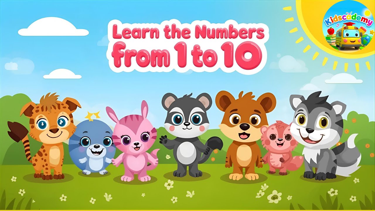 Let's Count 1 to 10! | Fun Numbers Song for Children | For Preschoolers ...