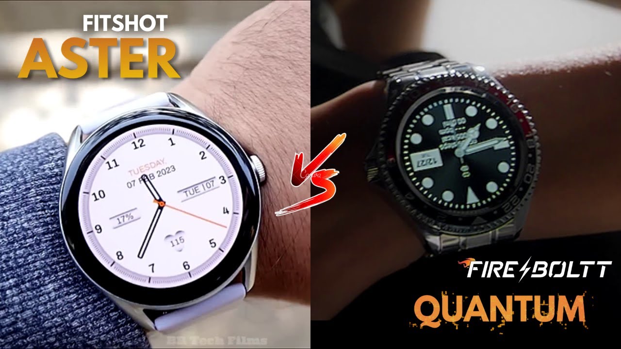 Fireboltt Quantum Vs Fitshot Aster Smartwatch | Which You Buy ? Aster ...