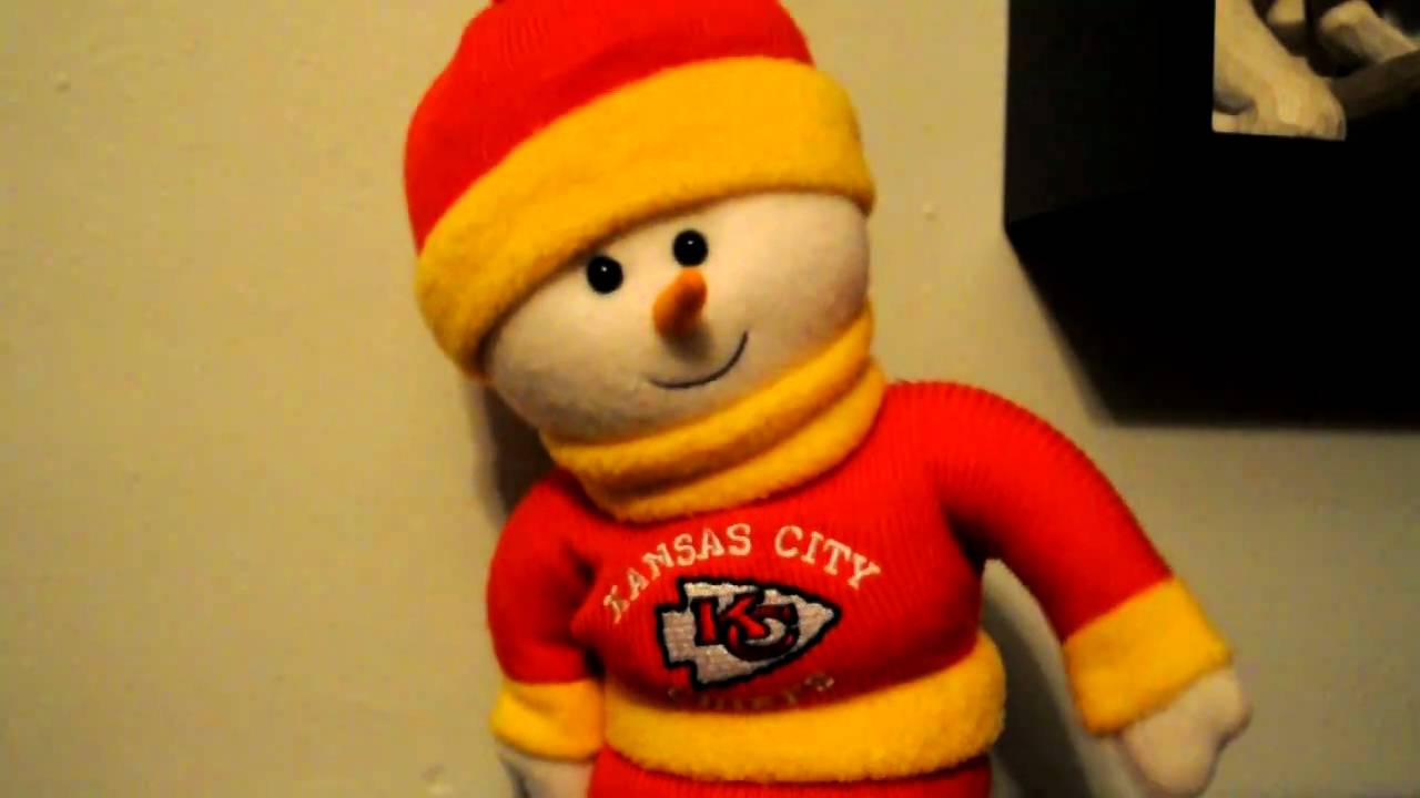 Dancing Kansas City Chiefs Singing Snowman - YouTube