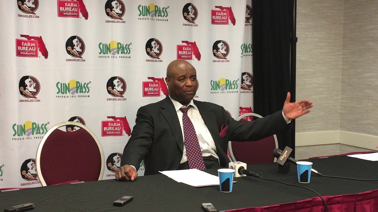 Leonard Hamilton Post 85-76 Win Over Boston College - YouTube