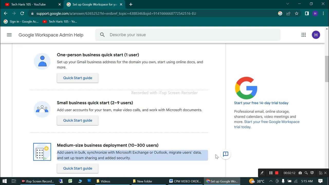 Set up Google Workspace for your organization | Google Workspace - YouTube