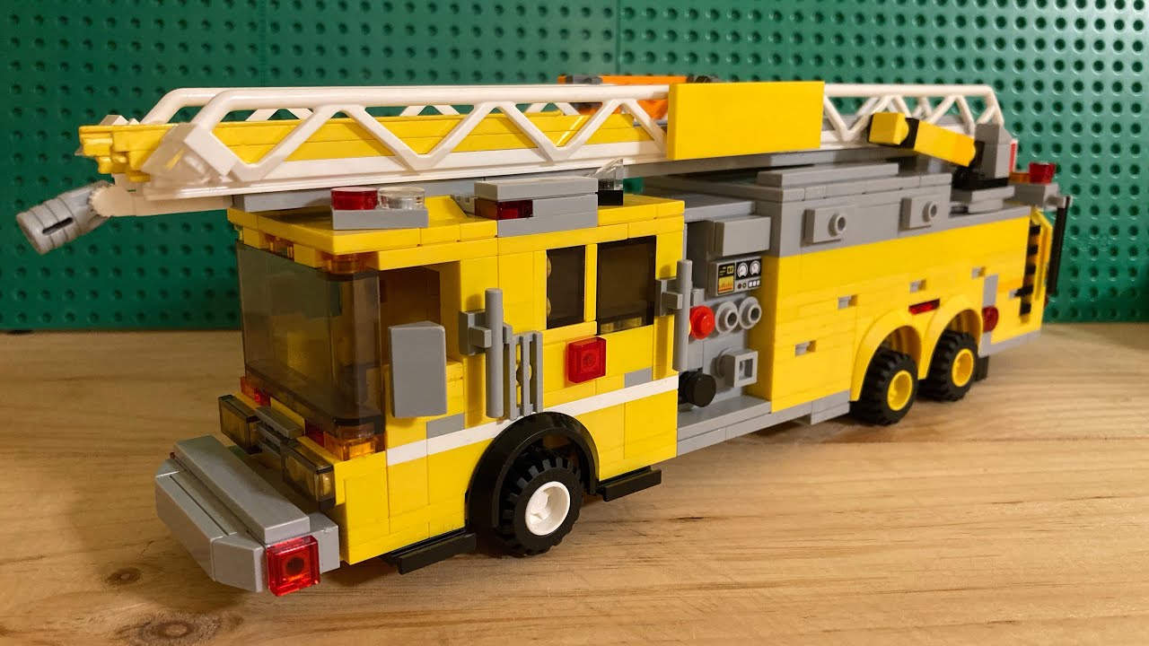 Lego Fire Truck Moc: RFD Truck 1 - YouTube