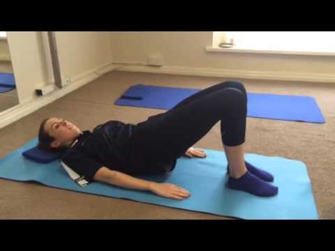 Pilates Bridging Exercise - YouTube