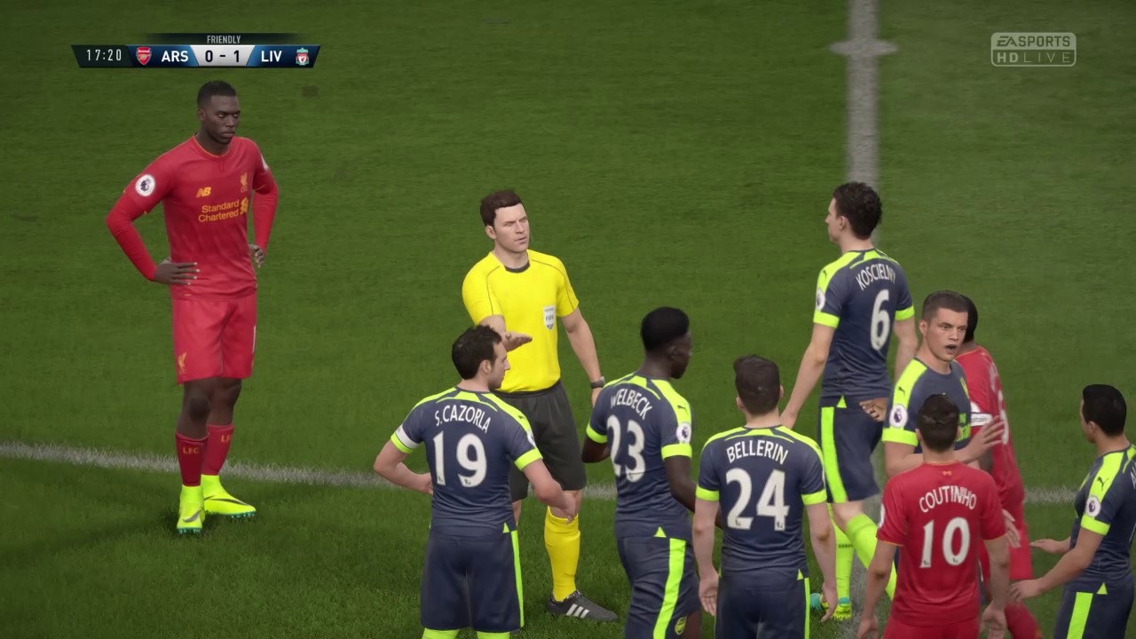 FIFA 17 playing my friend and score 0-2 - YouTube