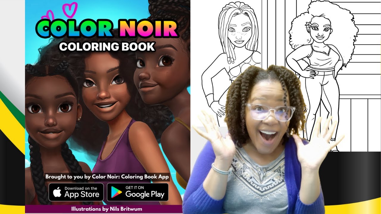 Color Noir Coloring Book - YouTube