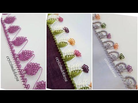 Birbirinden şahane  sıralı iğne oyası modelleri 🤗💞👍