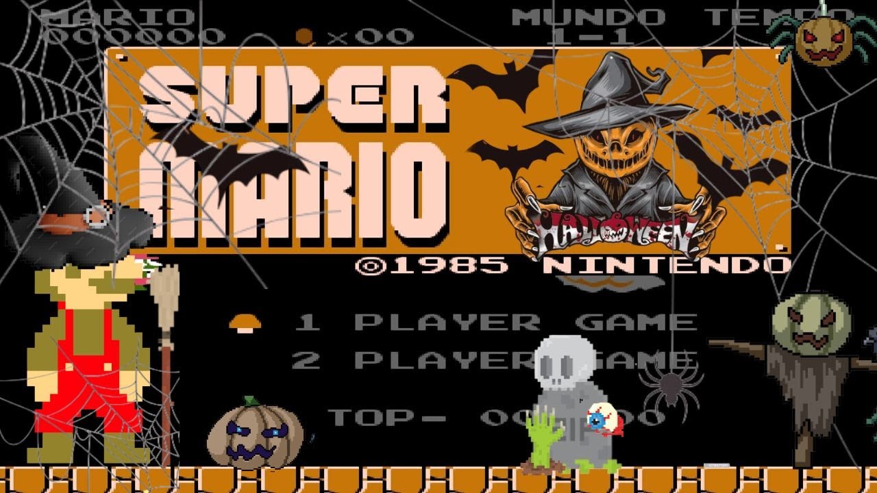 Super Mario Bros Halloween - [Nes Hack Rom] - YouTube