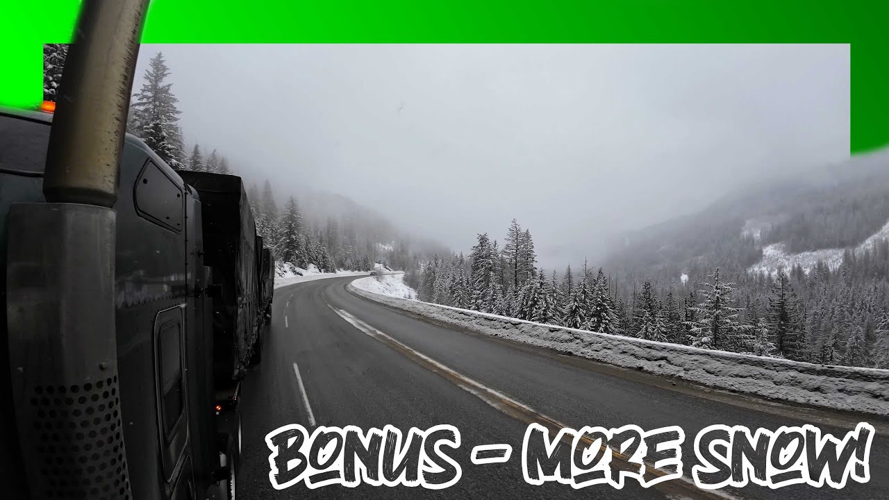 Bonus Salmo BC Up the Bombi Pass Super B Trucking Life 🇨🇦 - YouTube