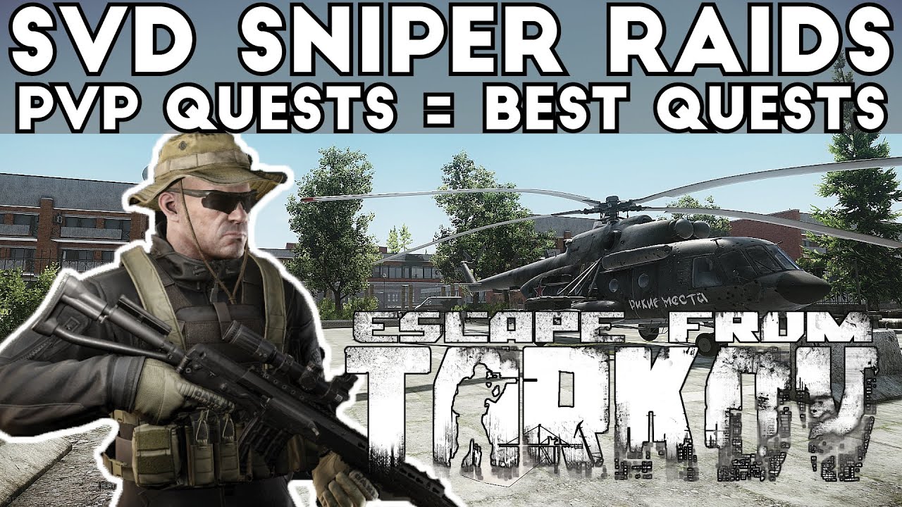 SVD Sniper Raids - Escape From Tarkov - YouTube