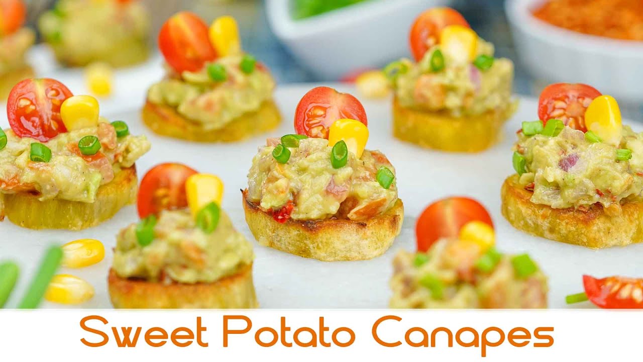 Sweet Potato Canapes - YouTube