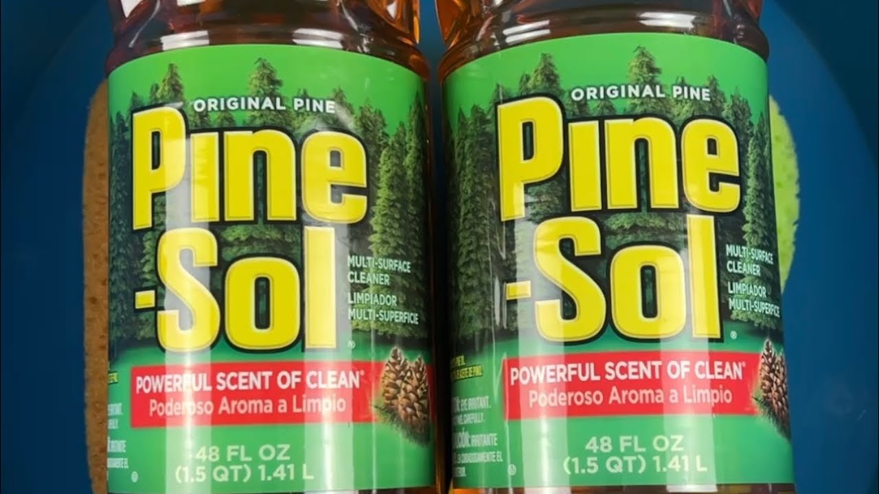 PINE SOL 🌲 ORIGINAL PINE 🤗 ASMR SPONGE SQUEEZE 🧽 - YouTube